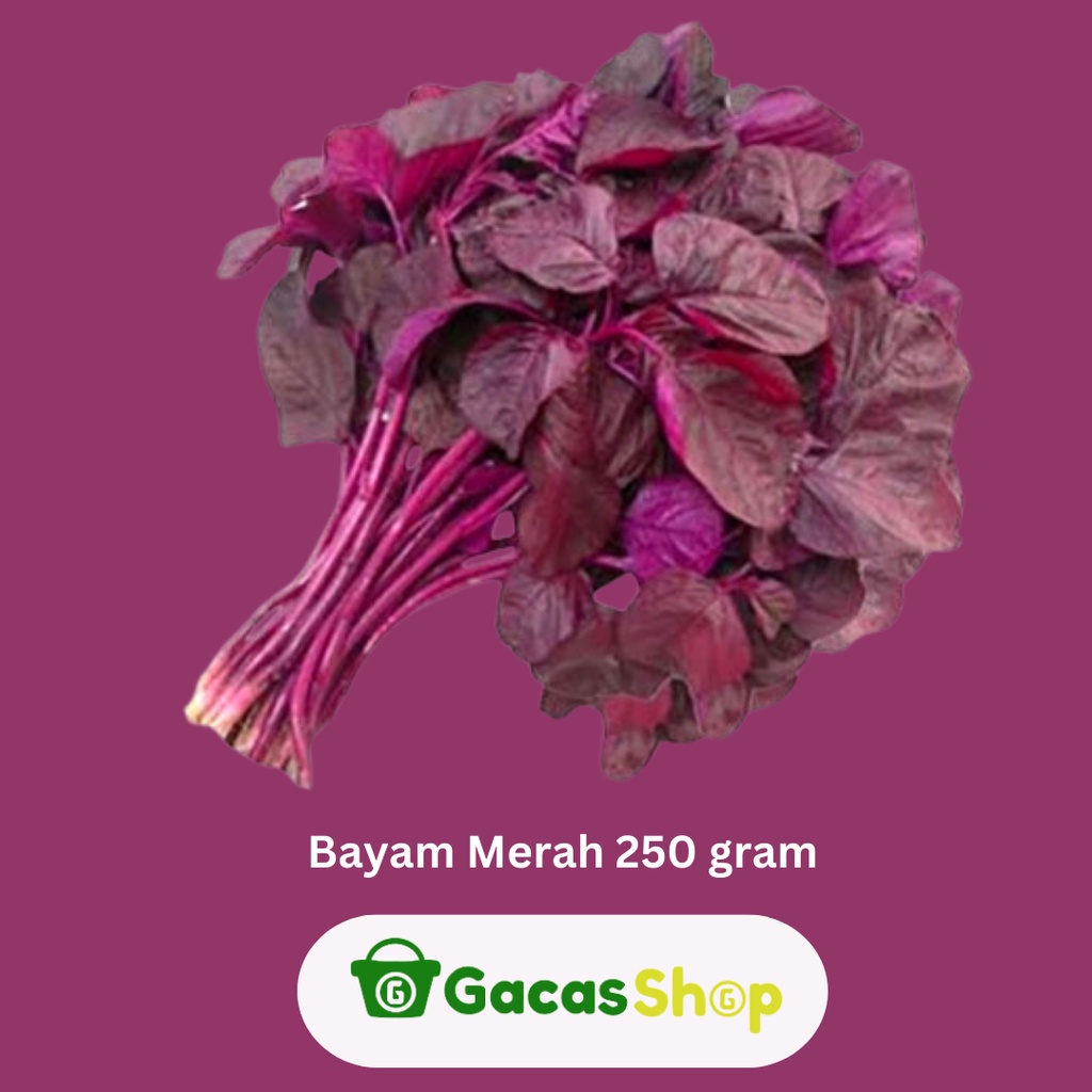 Jual Bayam Merah Bersih dan Segar 250 gram | Shopee Indonesia
