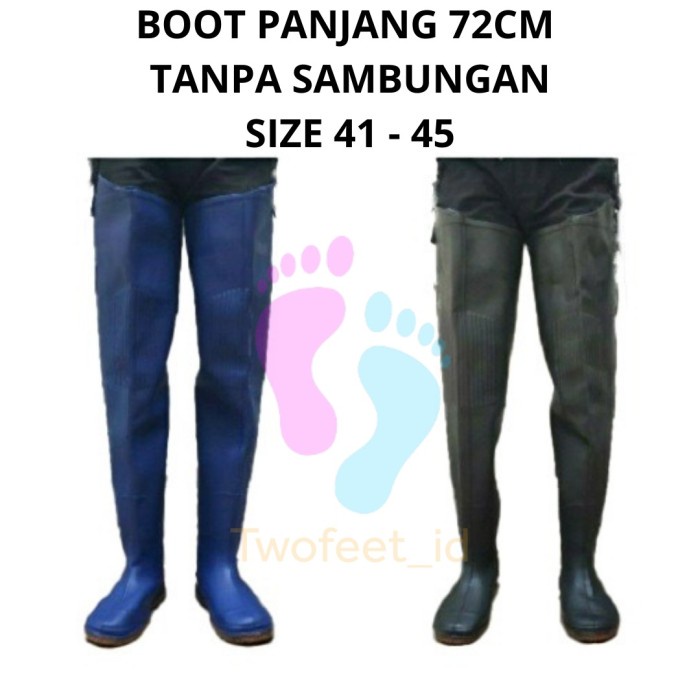 Jual Bok Sepatu Boot Sawah Panjang 72Cm Elastis Tanpa Sambungan Size 41 ...