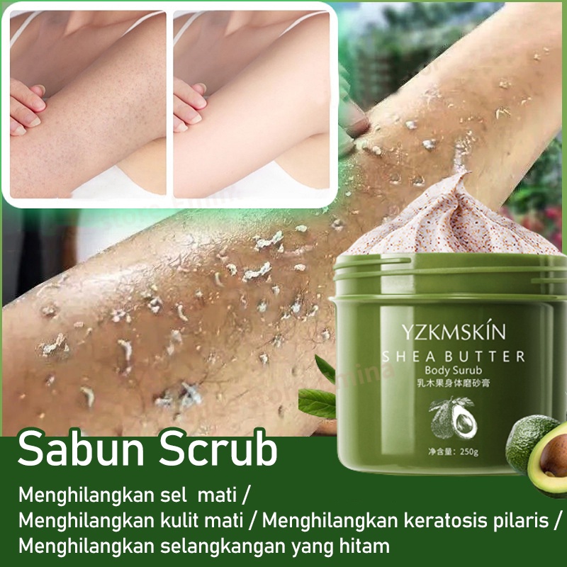 Jual Scrub Cream body scrub pemutih Scrub Body&Butt Eksfoliasi 250g ...