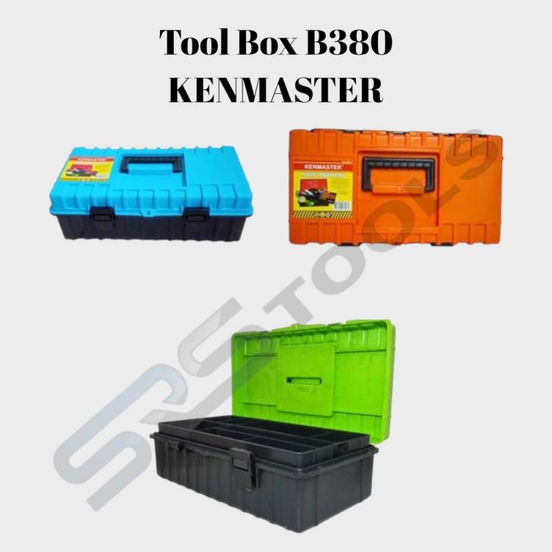 Jual KENMASTER Toolbox B380 Tool Box Kit - Kotak Tempat Kunci Perkakas ...