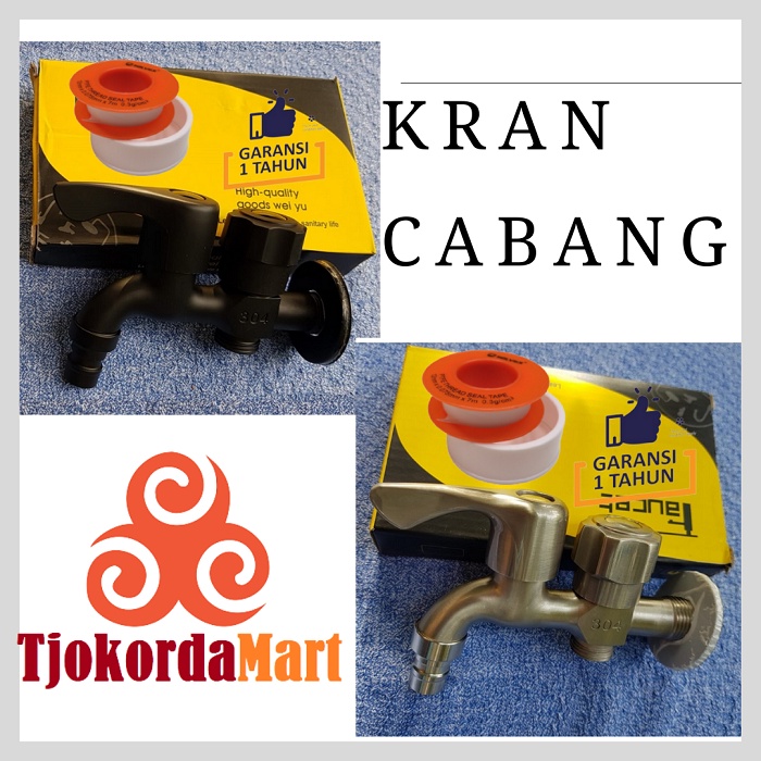 Jual Kran Air Double | Kran Air 2 Cabang | Kran Double Shower | KRAN ...