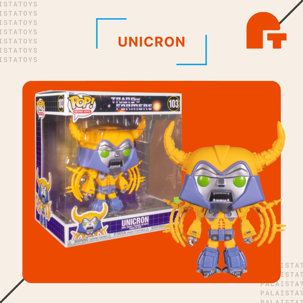 Jual Funko Pop! Retro Toys Transformers - Unicron #103 10 Inch (SDCC ...