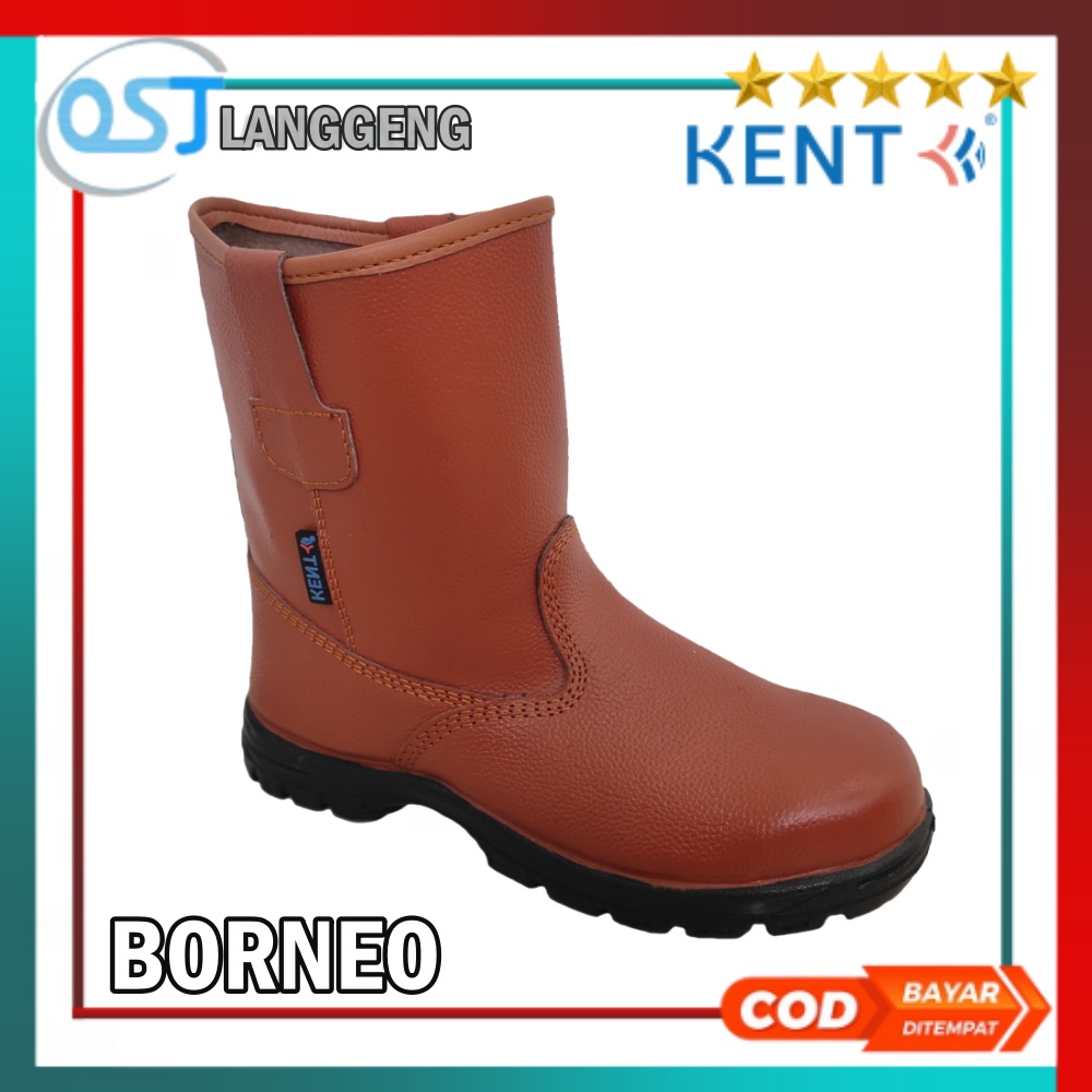 Jual Sepatu Safety Boot Kent Borneo / Safety Shoes Boot Kent Borneo ...