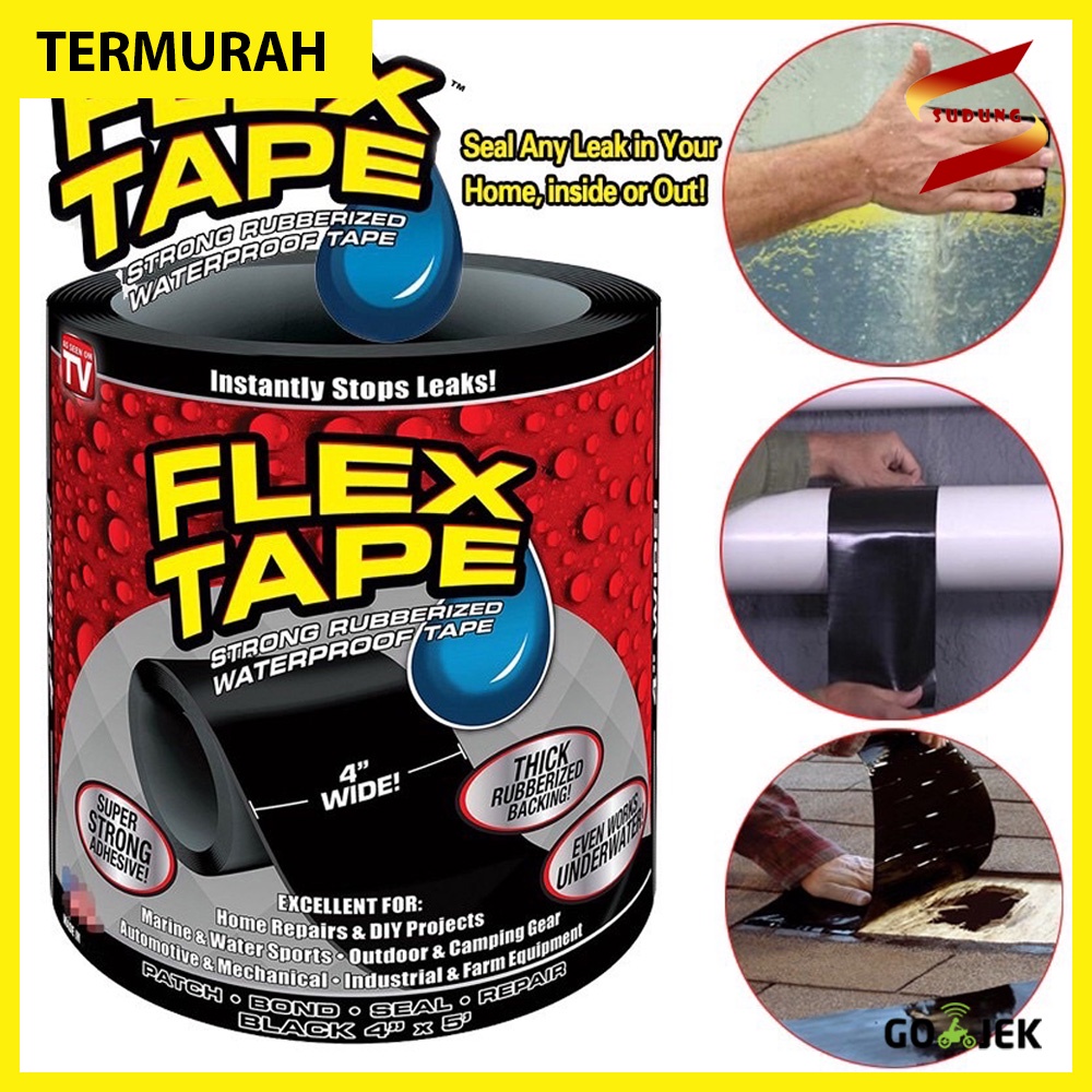 Jual Penambal Bocor Tape Lakban Anti Air Kebocoran Pipa Selang Ember Plester Solatip Tambal ...