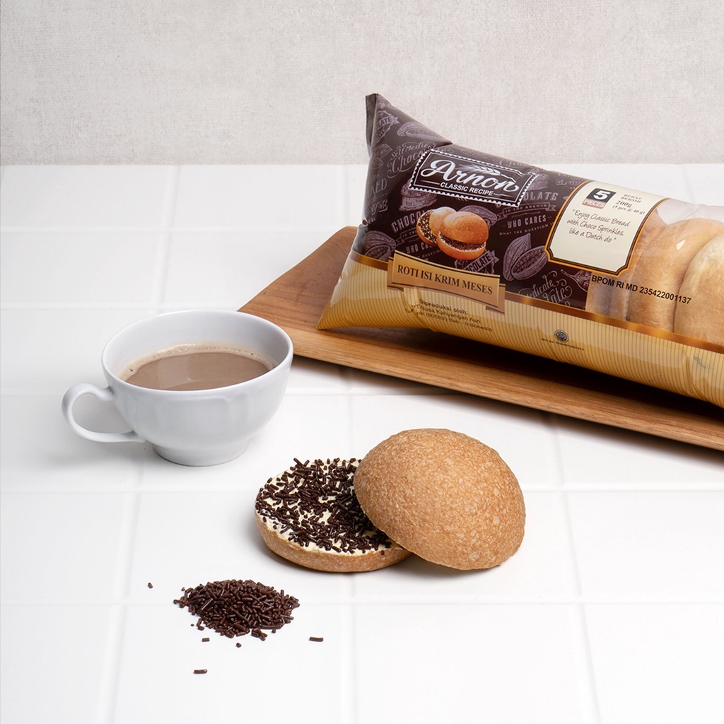 Jual Roti Cream Messes Arnon Bakery 200gr | Shopee Indonesia