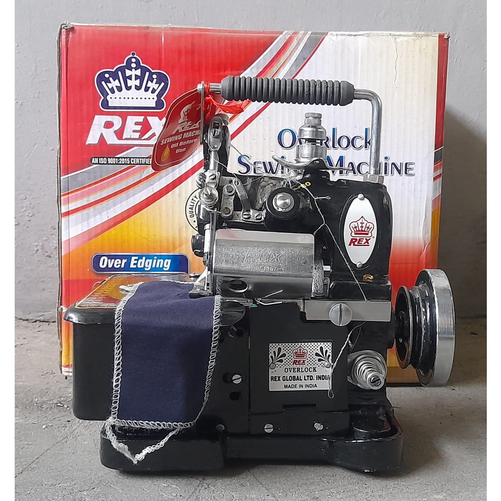 Jual Mesin Jahit Obras 3 Benang REX Overlock Sewing Machine | Shopee ...