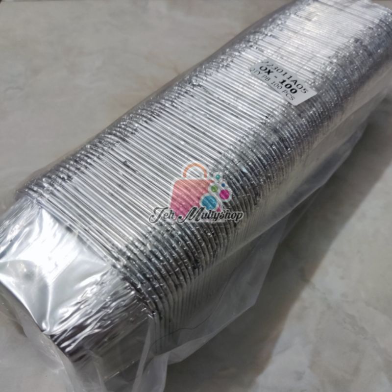 Jual Alumunium foil tray ox 100 isi 50 pcs (plus tutup/tanpa tutup) | Shopee Indonesia