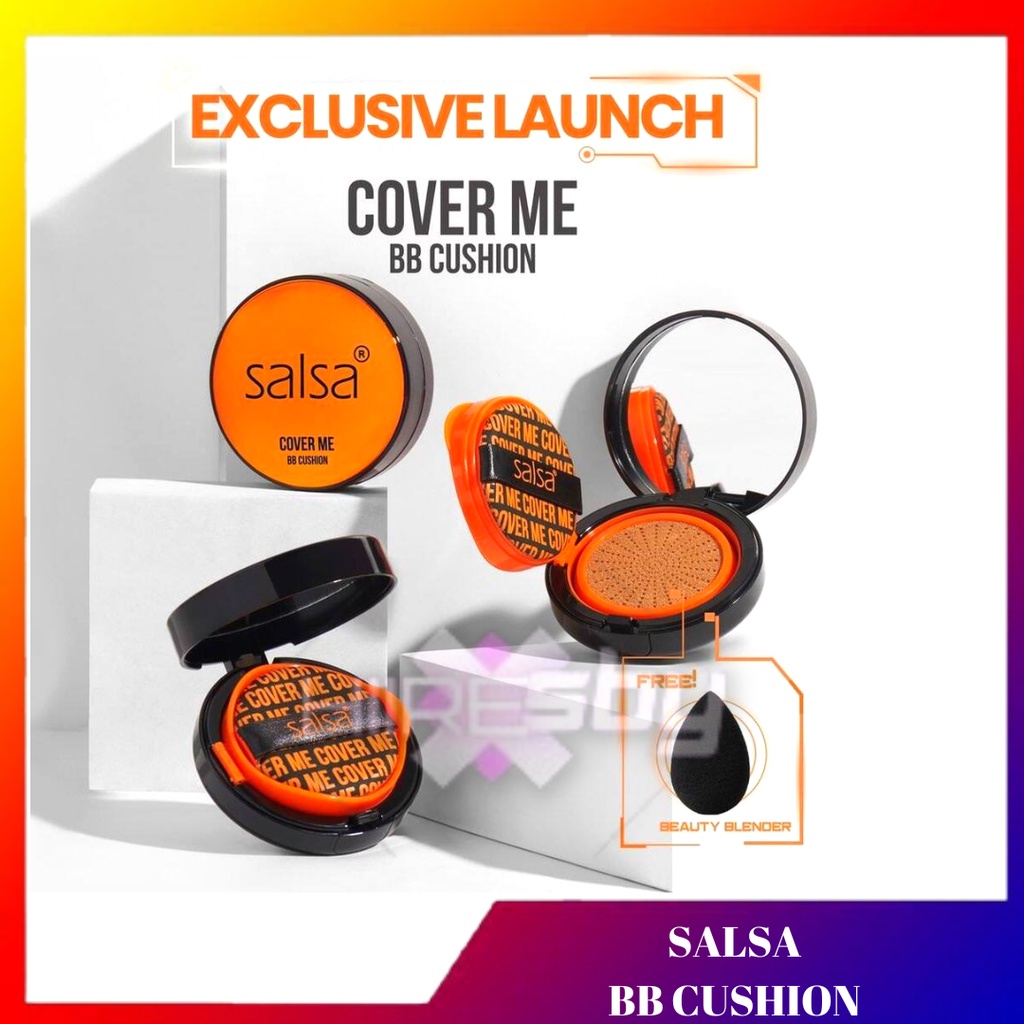 Jual SALSA Cover Me BB Cushion - Semi Matte with Red Algae Niacinamide ...