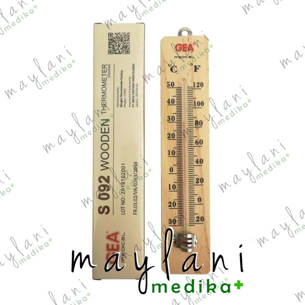 Jual GEA THERMOMETER RUANGAN KAYU / TERMOMETER KAYU / TERMOMETER KAMAR ...