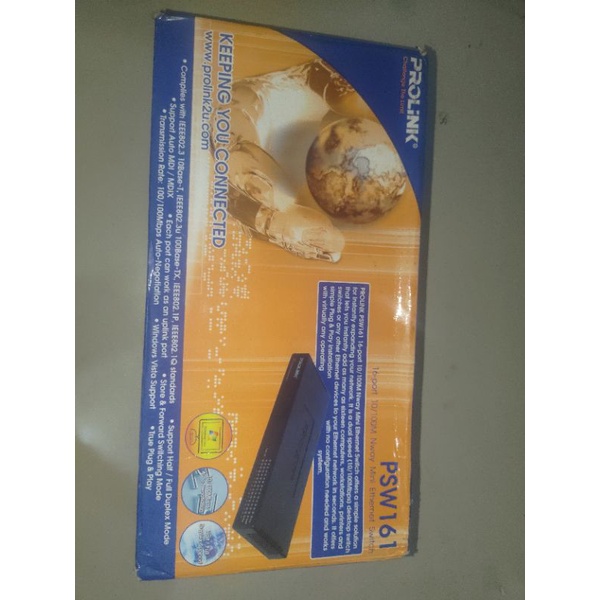 Jual Prolink Switch hub 16 port 10/100 Mbps ( tidak gigabit ) | Shopee ...