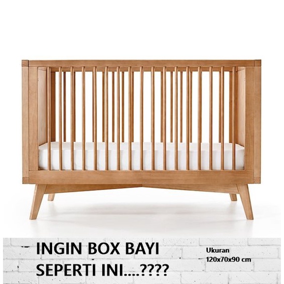 Jual Baby Box Minimalis Kayu Set Tempat Tidur Terbaru Ranjang Bayi ...