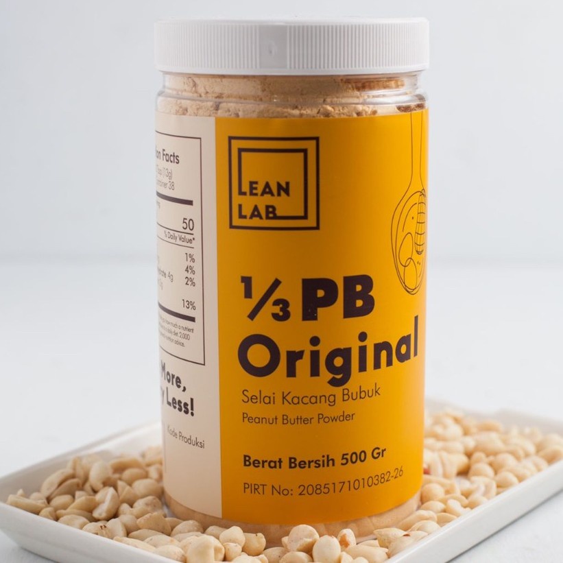 Jual Lean Lab 1/3 PB Selai Kacang Bubuk 500 gram (Peanut Butter Powder ...