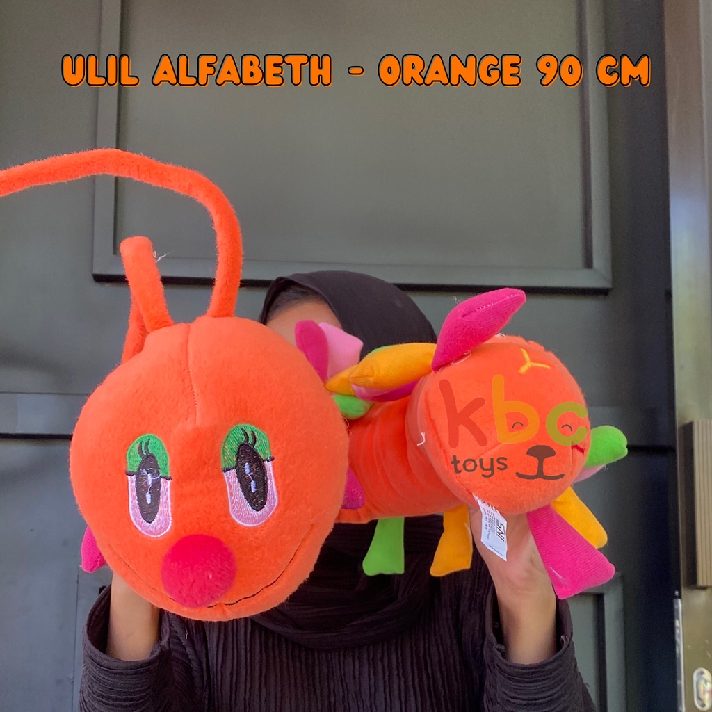 Jual Boneka ulil atau boneka ulat karakter alfabet ukuran jumbo lucu ...