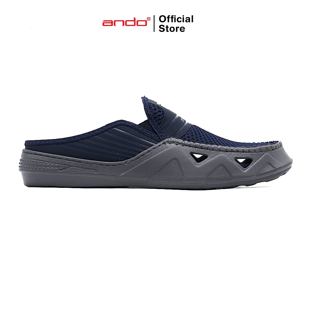 Jual Ando Official Sepatu Sneakers Arraya Pria Dewasa - Navy/Abu Abu ...