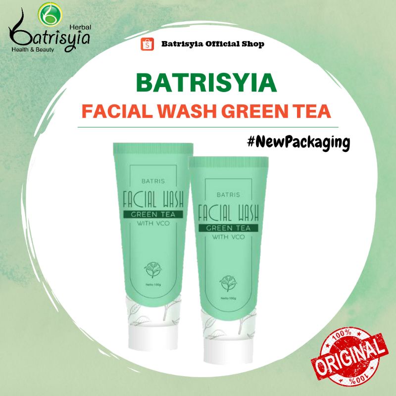 Jual Batrisyia Facial Wash Green Tea 100 ml Pembersih Wajah / Batrisyia ...