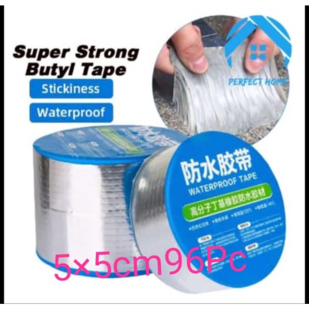 Jual Lakban anti air anti bocor / aluminium foil butyl super waterproof silicone | Shopee Indonesia