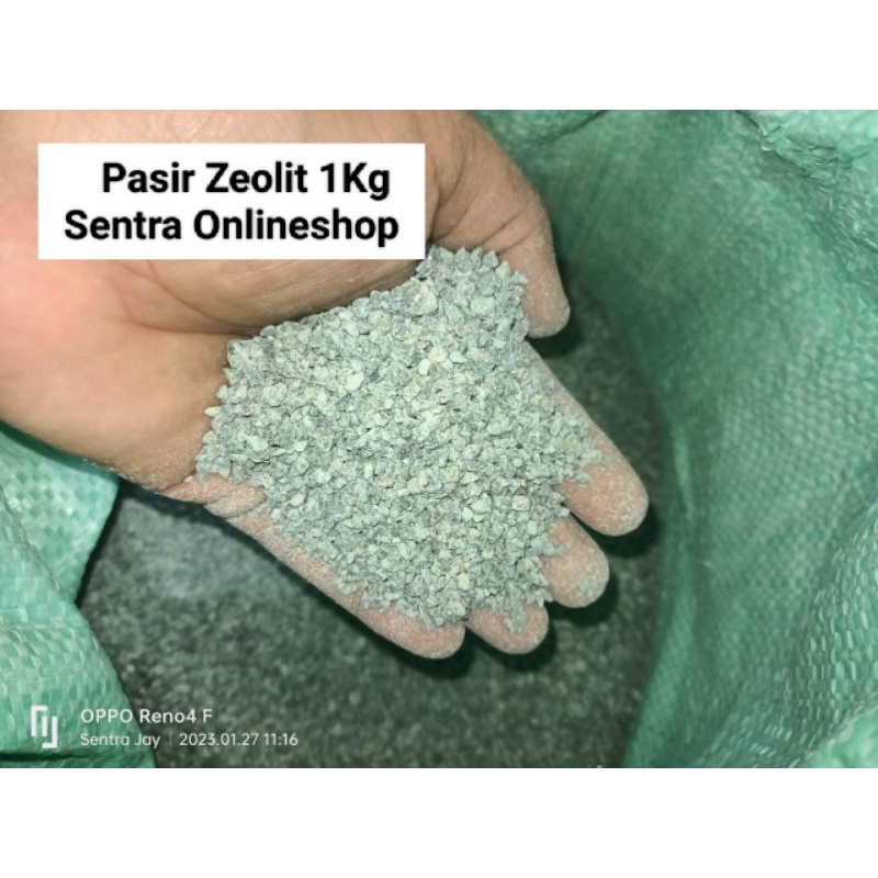 Jual Pasir Zeolit 1 kg untuk media Filter Ikan pada Akuarium , Kolam Ikan , Pasir Kucing ...