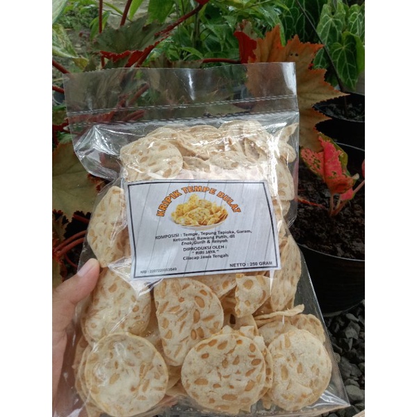 Jual kripik tempe bulat RJ kemasan 250gr | Shopee Indonesia