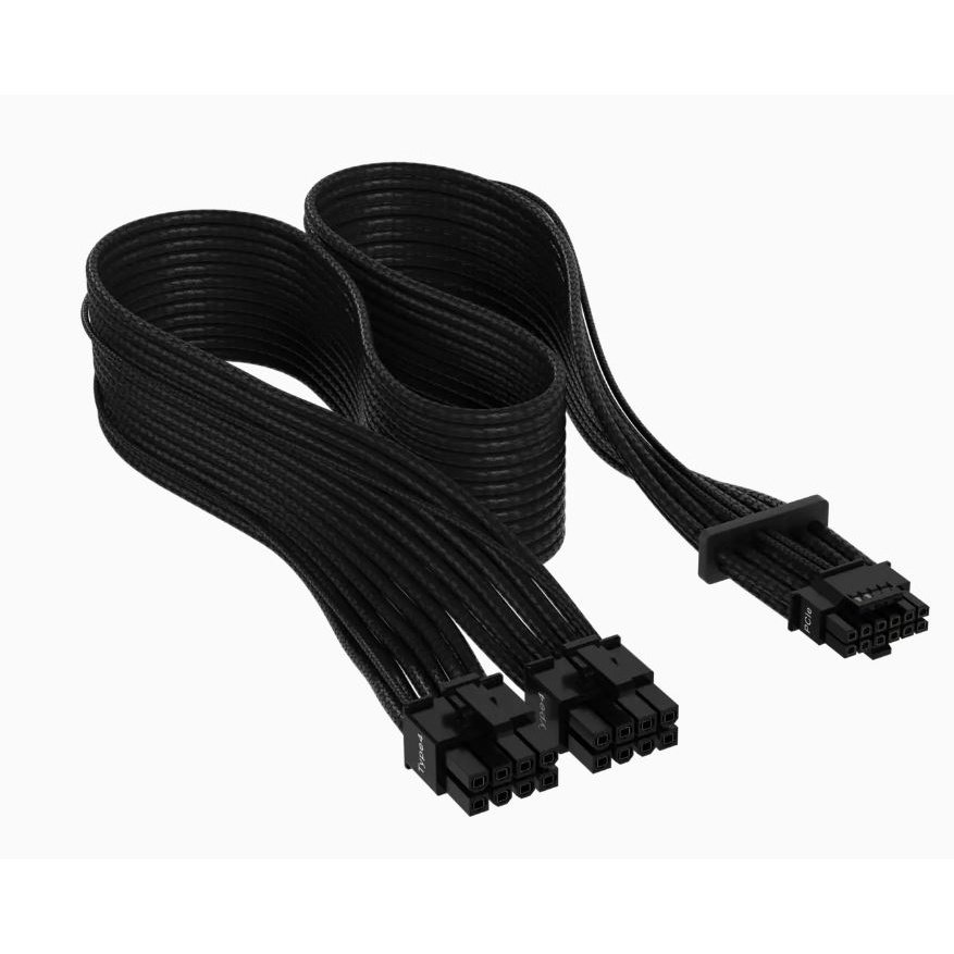 Jual Corsair 12VHPWR Sleeved PCIe 5.0 Type4 Cable Modular Splitter ...
