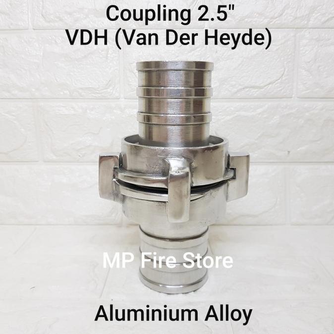 Jual Fire Hose Coupling Vdh 2.5 In Aluminium Van Der Heyde Selang ...