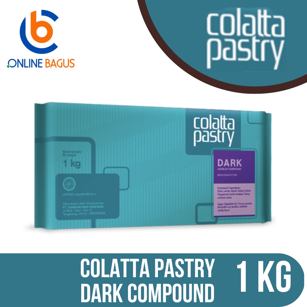 Jual Colatta Pastry Dark Chocolate Compound 1kg | Shopee Indonesia
