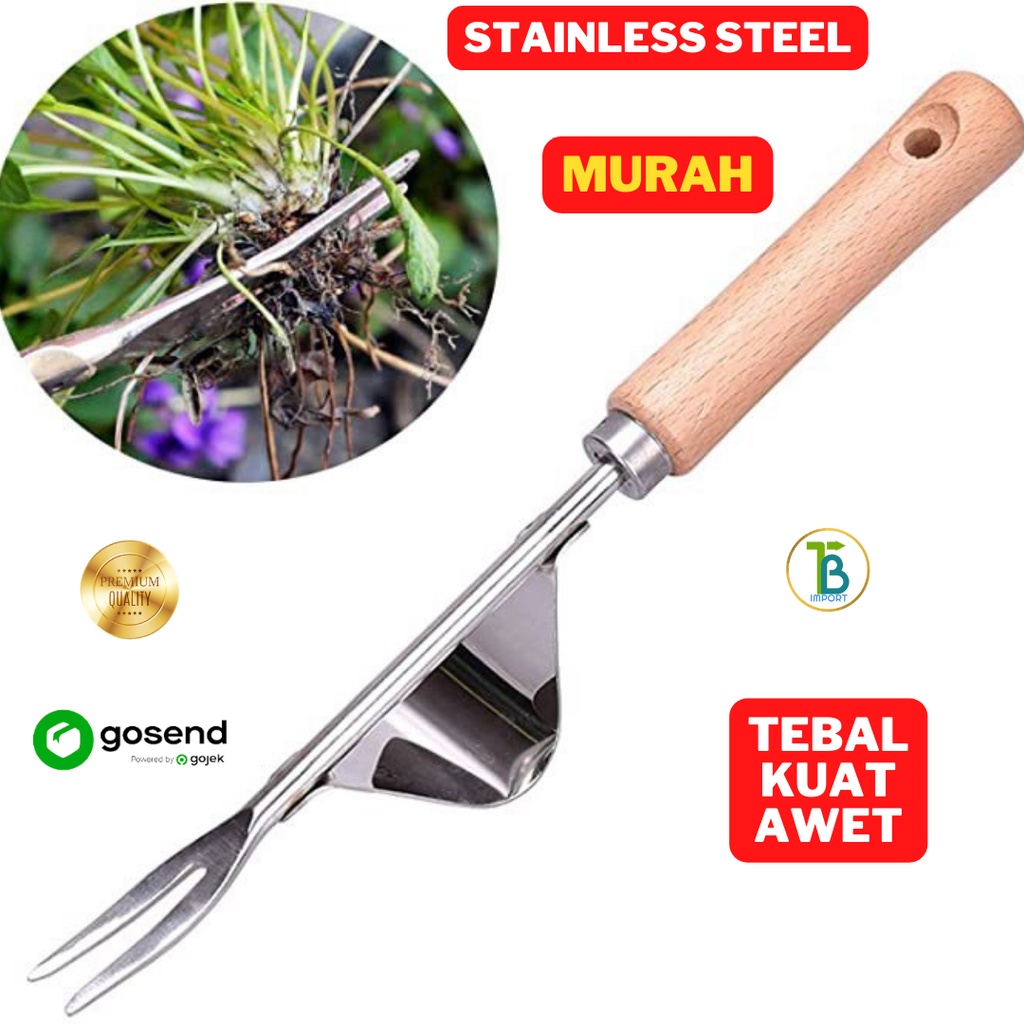 Jual Alat Pencabut Rumput Liar Akar Tanaman Garpu Pembersih Manual ...