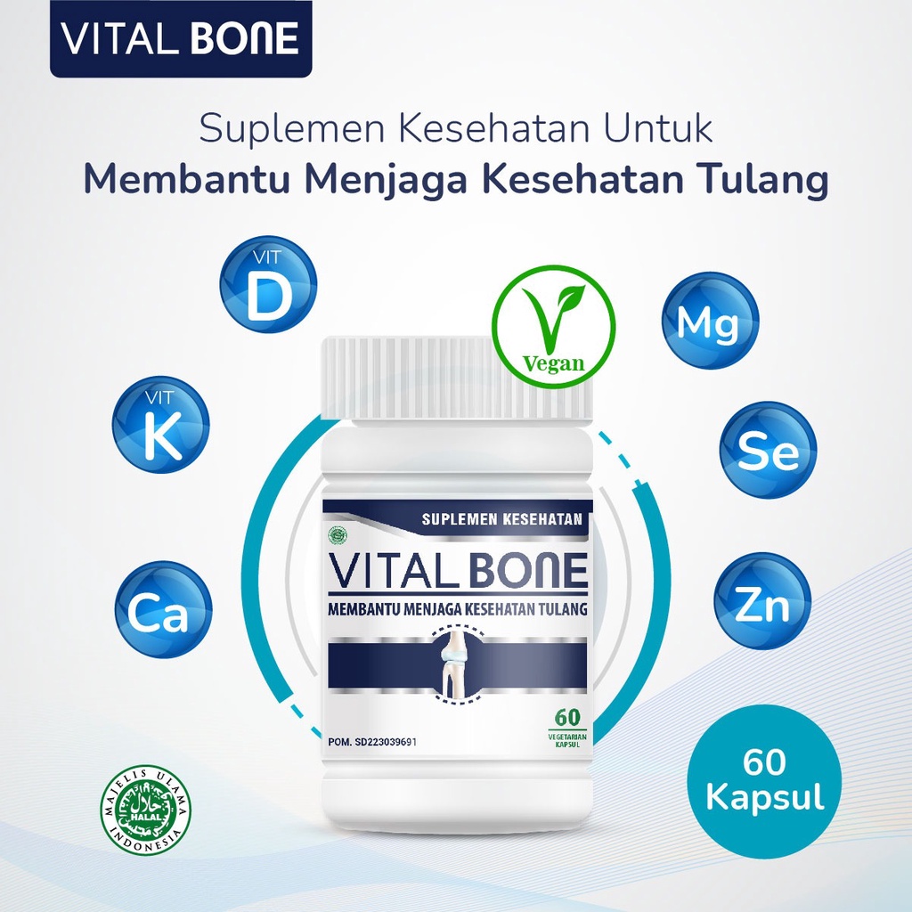 Jual Vital Bone 60 kapsul | Shopee Indonesia