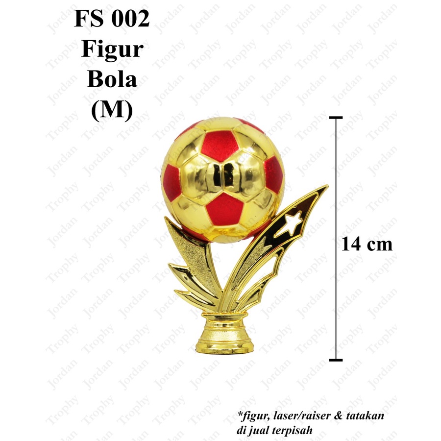 Jual figur piala/trophy bola/piala sepakbola model 2 warna, Jordan ...