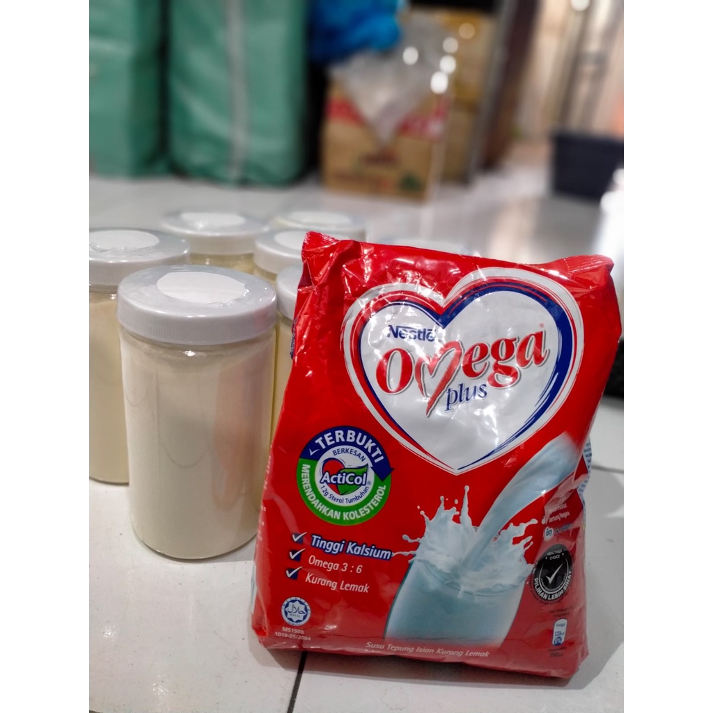 Jual SUSU OMEGA 500gram Toples | Shopee Indonesia