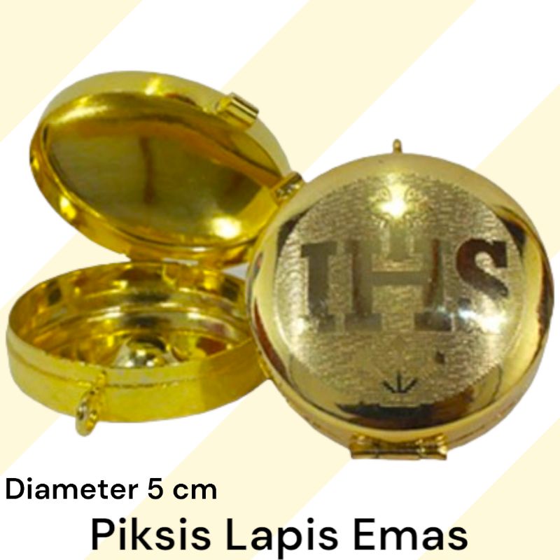 Jual Piksis Lapis Emas / Kasula Romo Imam Katolik | Shopee Indonesia