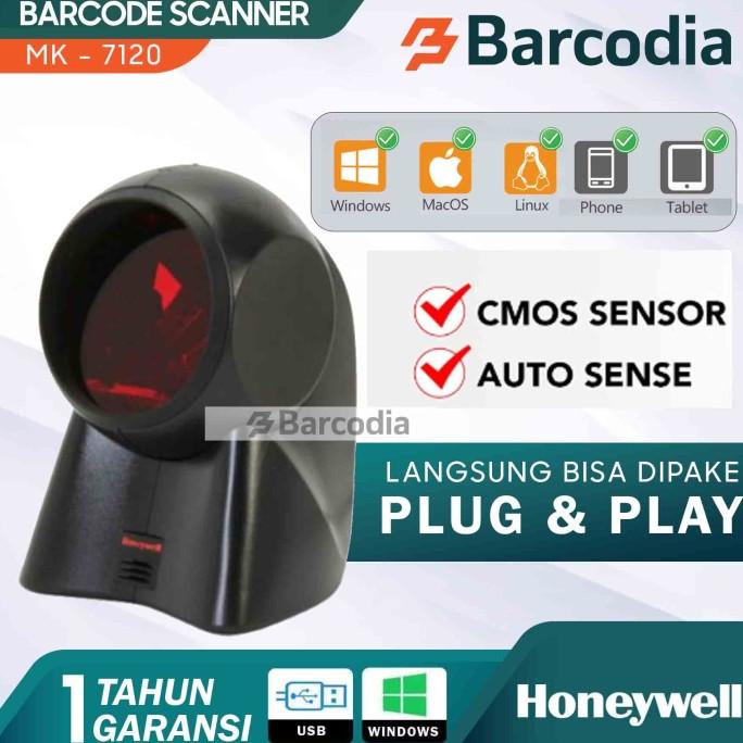 Jual HONEYWELL Barcode Scanner Omni MK7120 MS7120 MK 7120 1D Orbit USB ...
