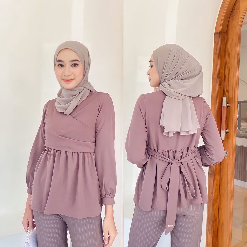 Jual NARITA BLOUSE / NARA BLOUSE ATASAN WANITA KEKINIAN | Shopee Indonesia