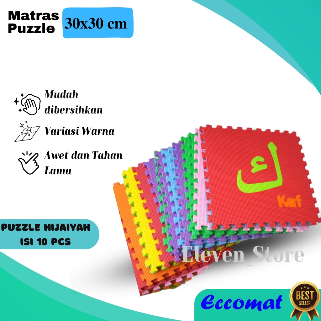 Jual Eva Matras Puzzle Polos Huruf Alfabed Hijaiyah (SOFT) Karpet ...