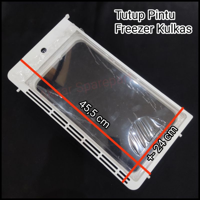Jual Tutup Pintu Freezer Kulkas Transparan Midea dll Merek Lain ...