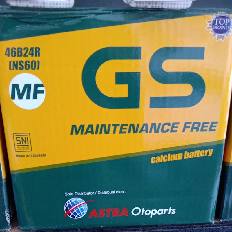 Jual AKI MOBIL "GS MF" KERING NS60(45ah) | Shopee Indonesia