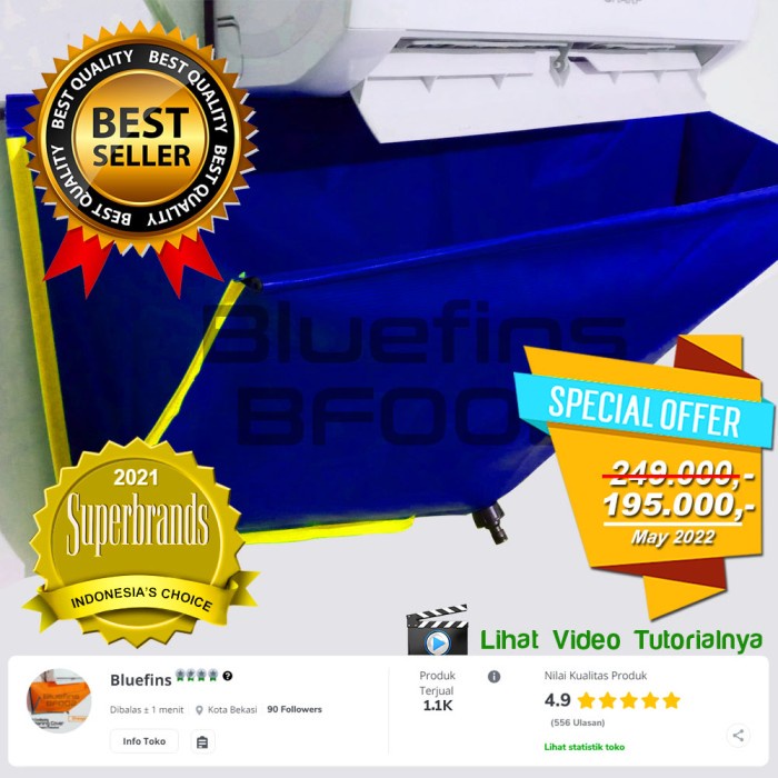 Jual Cover Plastik Cuci Ac / Cover Cuci Ac (Biru) | Shopee Indonesia