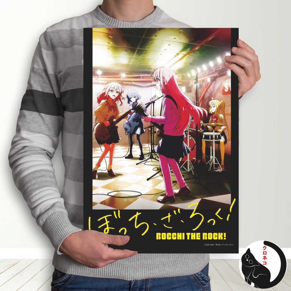 Jual Poster Bocchi The Rock Anime - Size A3+ Hitori Gotou, Ryou Yamada ...