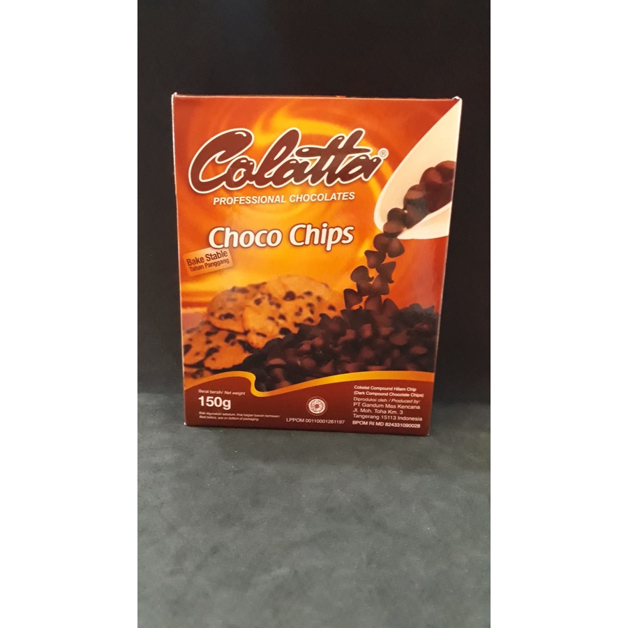 Jual COLATTA CHOCO CHIPS 150G | Shopee Indonesia