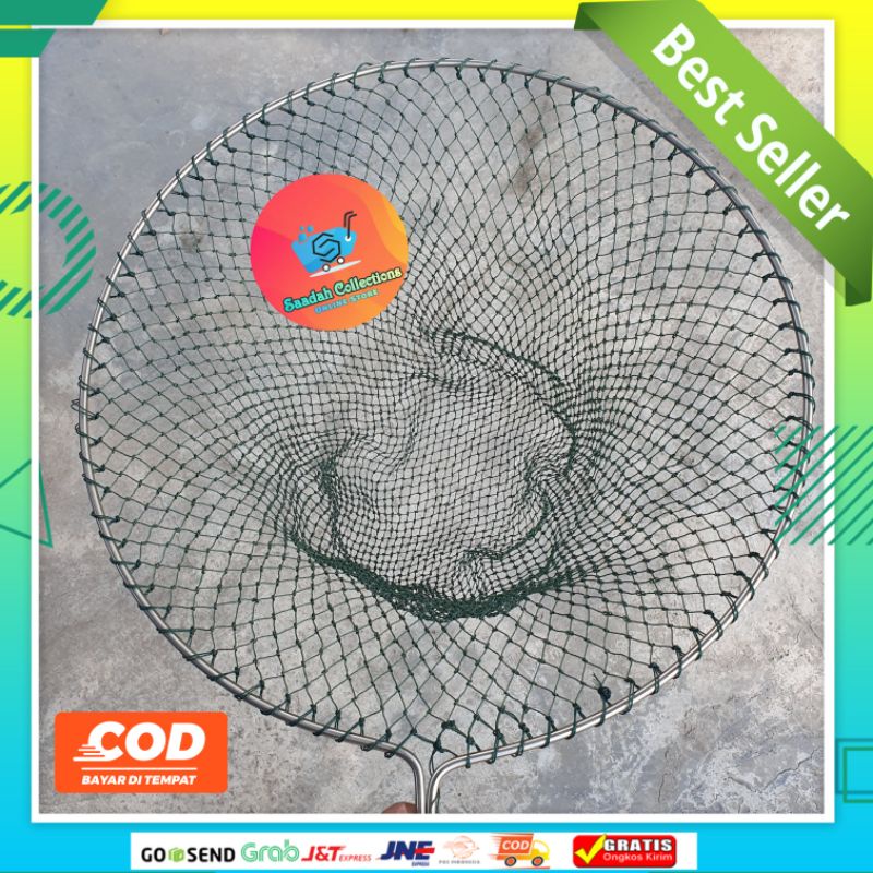 Jual Jaring serok ikan besar besi stainless benang tebal | Shopee Indonesia