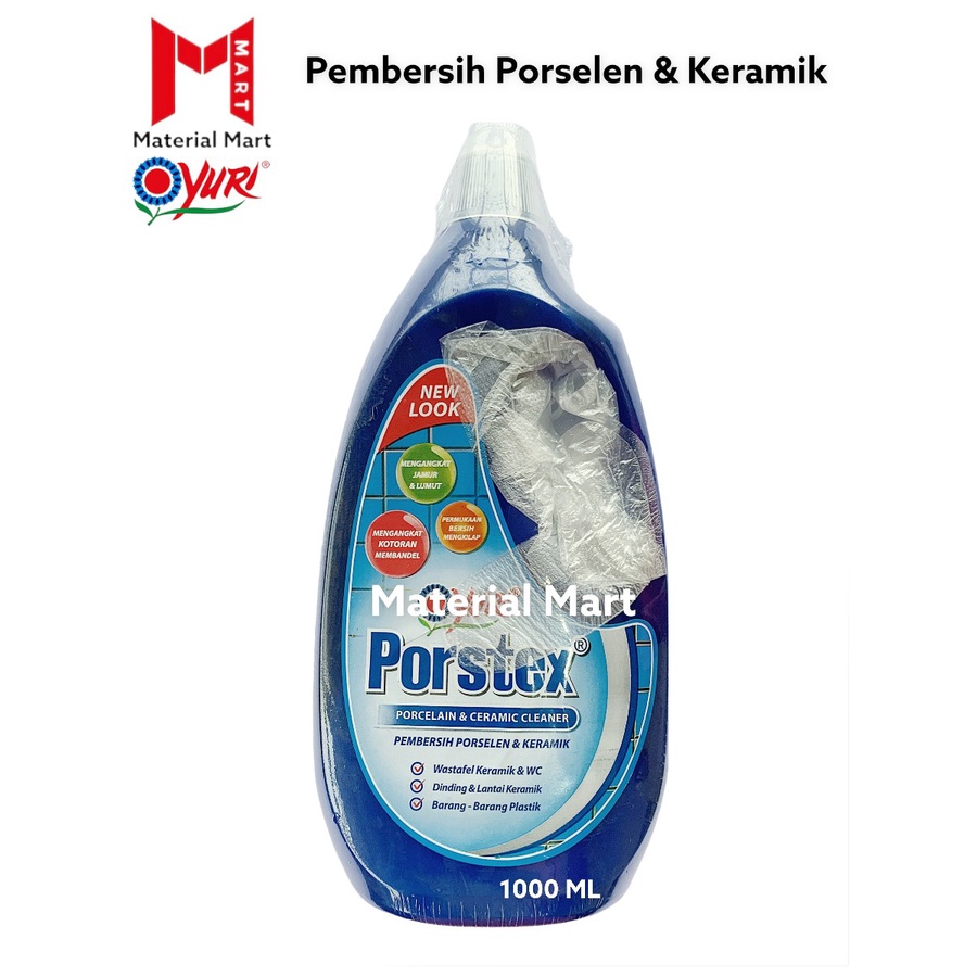 Jual Yuri Porstex 1 Liter | Pembersih Porselen & Keramik 1000 ML ...