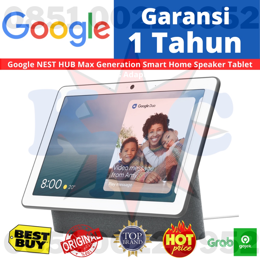 Jual Google NEST HUB Max Generation Smart Home Speaker Tablet Plus ...