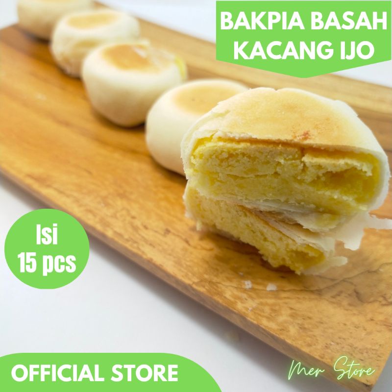 Jual Bakpia basah kacang ijo isi 15 pcs/oleh oleh jogja/merstore ...