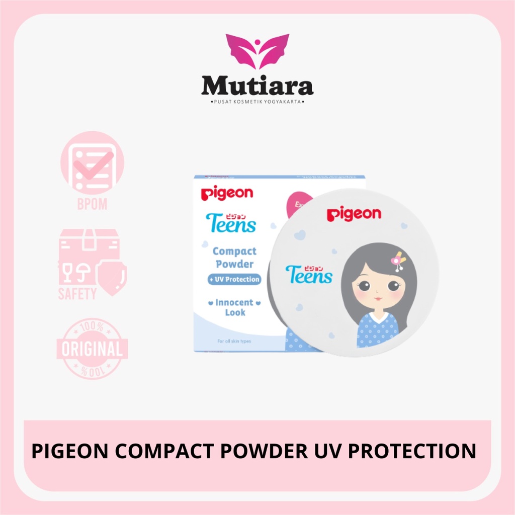 Jual PIGEON COMPACT POWDER UV PROTECTION 14GR | Shopee Indonesia