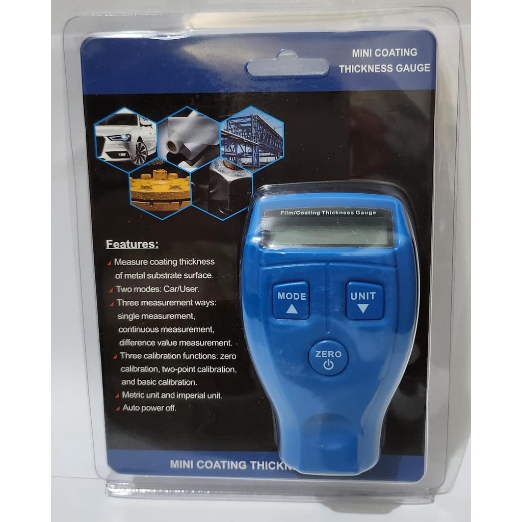 Jual Alat ukur ketebalan Coating Cat Thickness gauge Paiting | Shopee ...