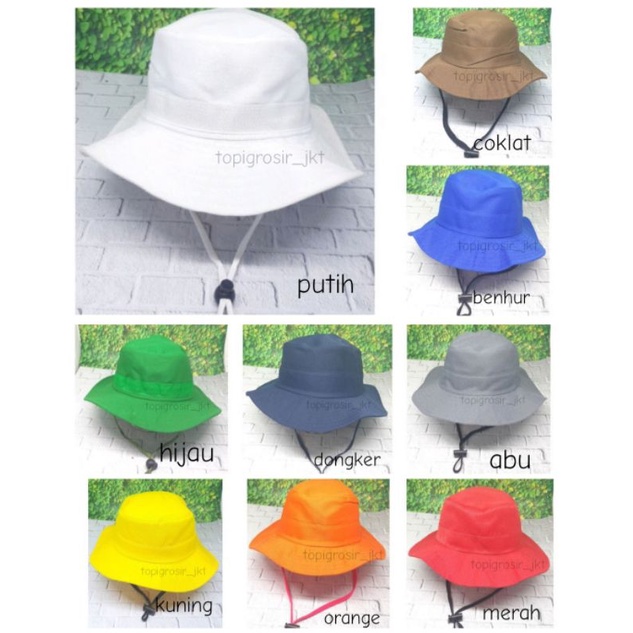 Jual TOPI RIMBA / TOPI GUNUNG / TOPI PENDAKI / TOPI HUTAN / TOPI ...