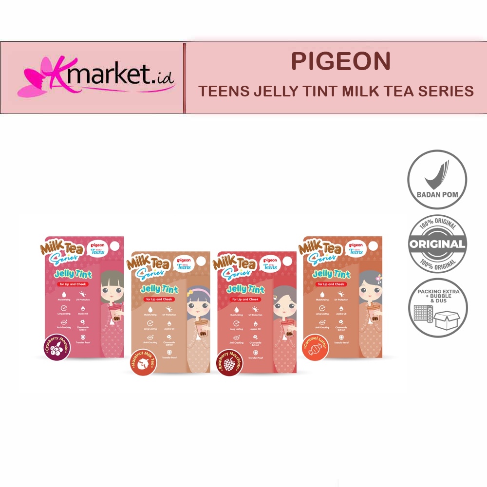 Jual PIGEON Teens Jelly Tint Milk Tea Series | Shopee Indonesia