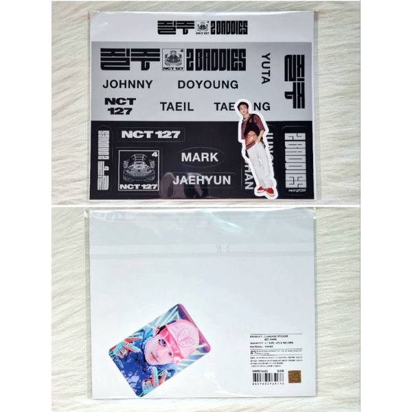 Jual NCT 127 2 Baddies Luggage Sticker set Mark (sealed) | Shopee Indonesia