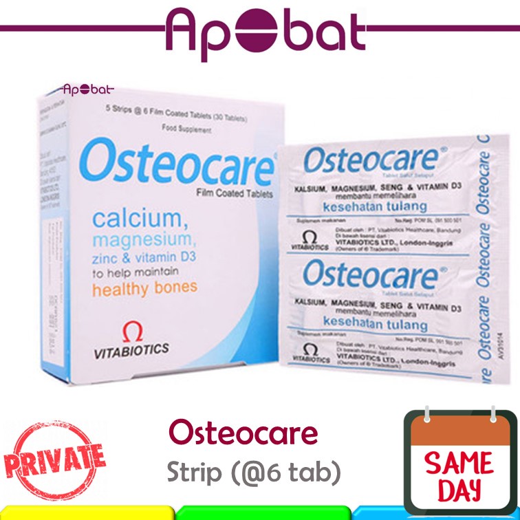 Jual - ApObat - Osteocare STRIP / DOS Tablet Osteo Care Vitamin Tulang ...