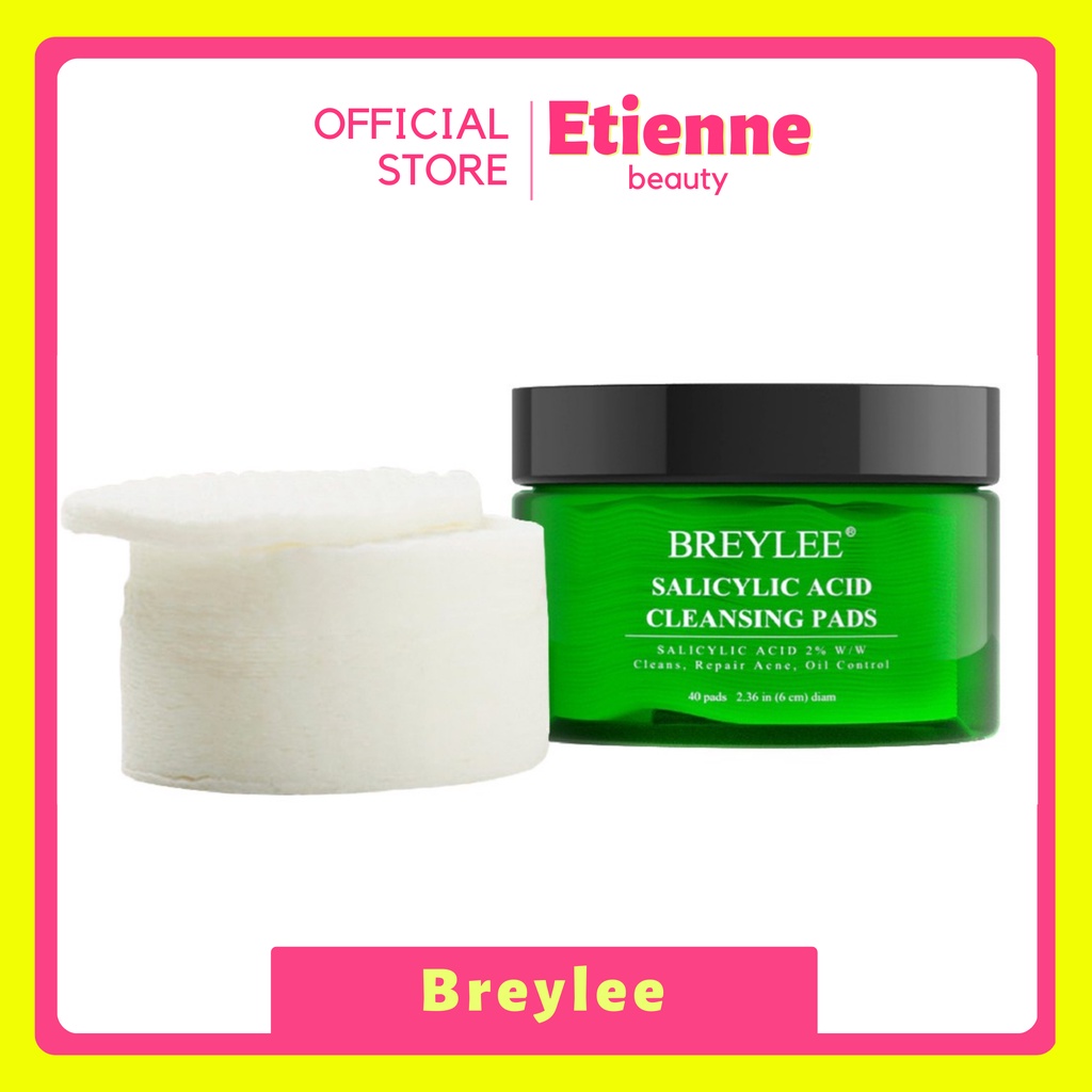 Jual BREYLEE Exfoliating Tea Tree Salicylic Acid Cleaning Pads | Shopee ...