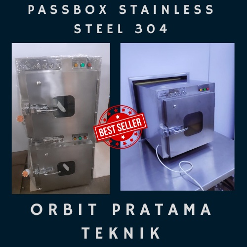 Jual Laboratorium Passbox Stainless 60 Pass Box Steril Magnetic Interlock | Shopee Indonesia